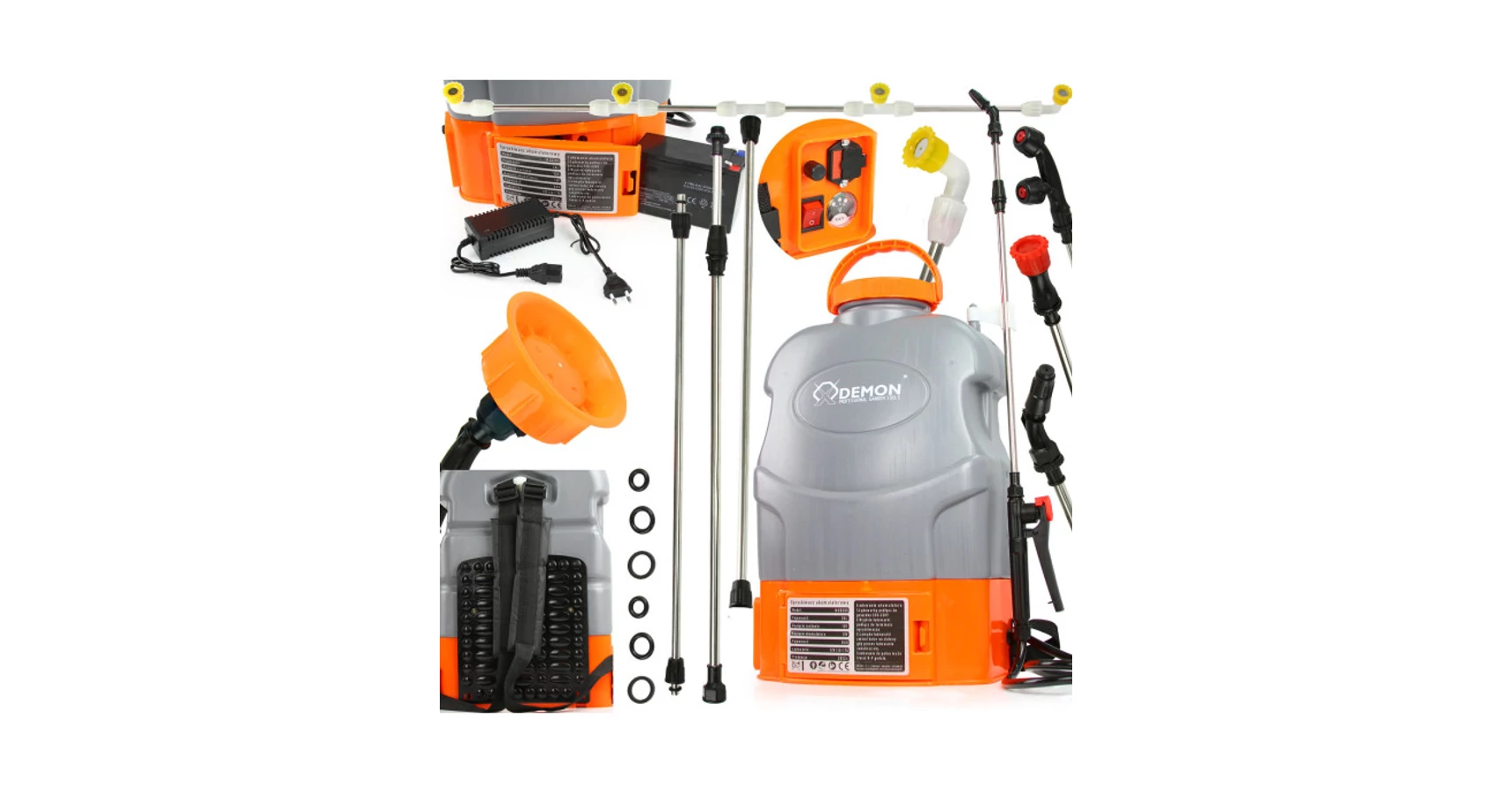 Mar-Pol Demon akkus permetező, 1-4.5bar, 20L